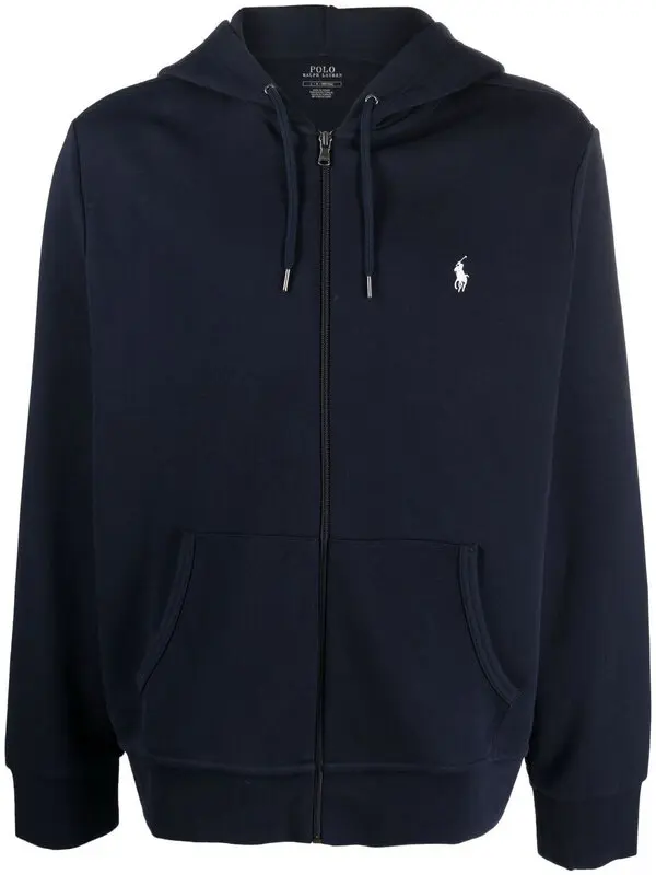 Ralph Lauren Zip-up Hooded Sweater - Navy