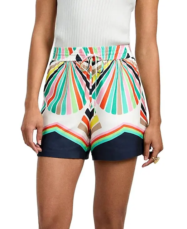 Trina Turk Beachgoer Printed Modal Drawstring Short - Coppelia