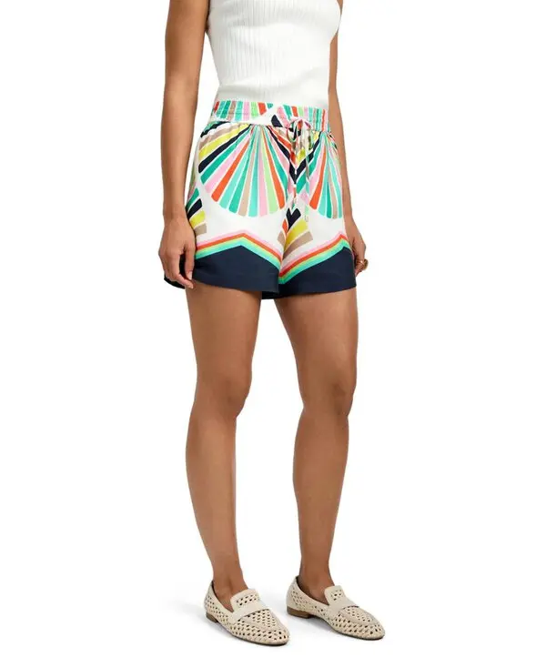 Trina Turk Beachgoer Printed Modal Drawstring Short