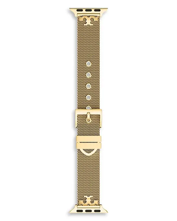 Tory Burch Kira -tone Stainless Steel Mesh Band For Apple Watch, 38-46mm - Gold