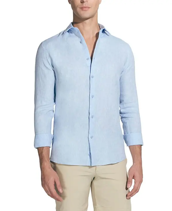 MOEVA James Linen Shirt - Blue