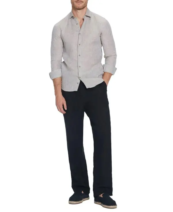 MOEVA James Linen Shirt - Grey