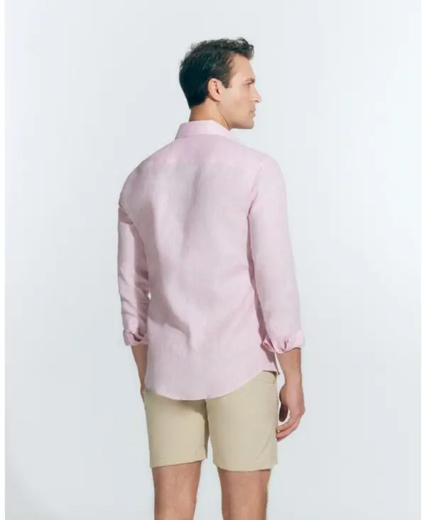 MOEVA James Linen Shirt - Pink