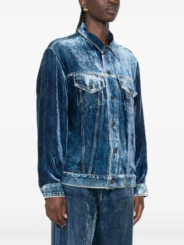 PIERRE-LOUIS MASCIA Denim Print Jacket