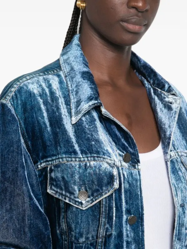 PIERRE-LOUIS MASCIA Denim Print Jacket