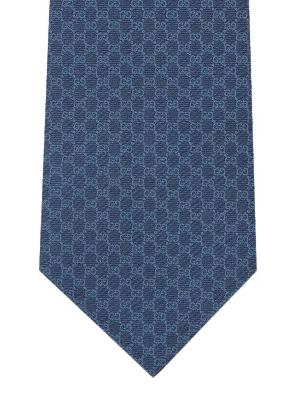 Gucci Gg Jacquard Silk Neck Tie