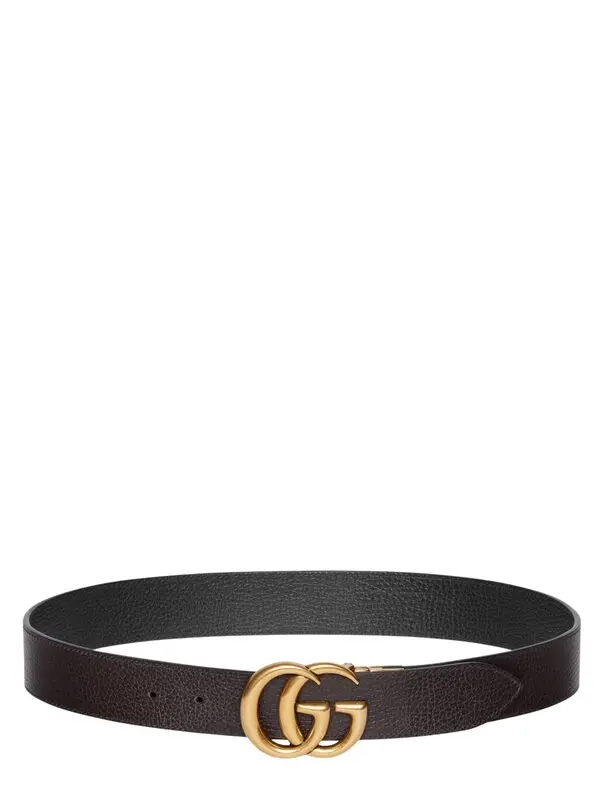 Gucci Reversible Gg Leather Belt