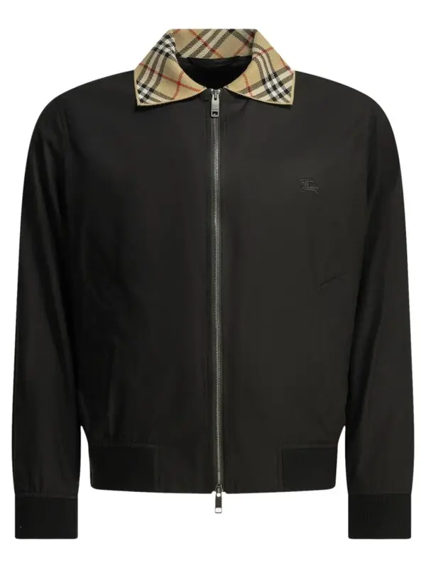 Burberry Glenfields Harrington Bomber Jacket - Black