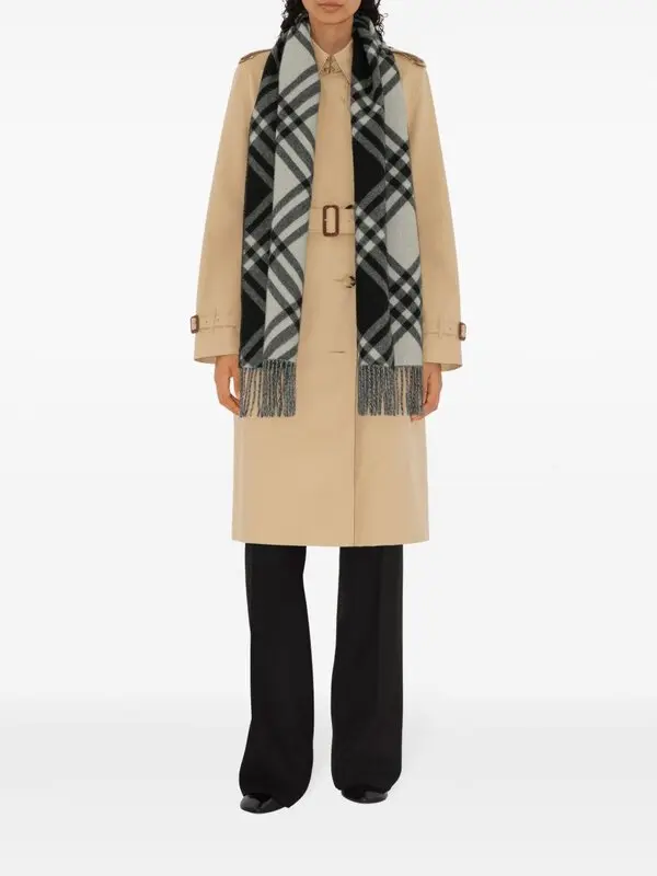 Burberry Check Cashmere Scarf
