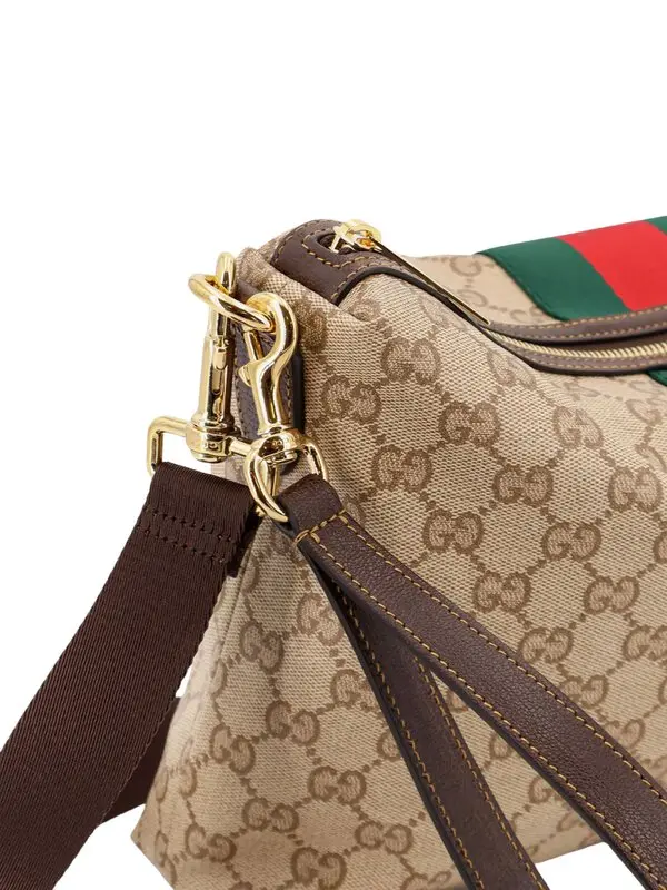 Gucci Gg Web Shoulder Bag