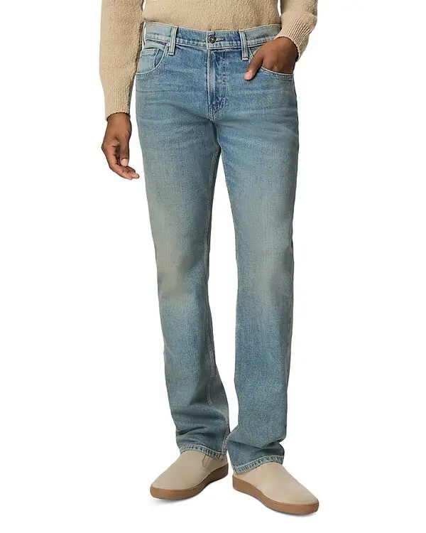 Paige Normandie Straight Fit Stretch Cotton Jeans