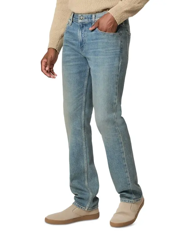 Paige Normandie Straight Fit Stretch Cotton Jeans