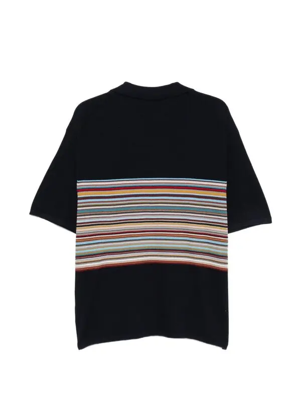 Paul Smith Signature Stripe Polo Shirt - Blue