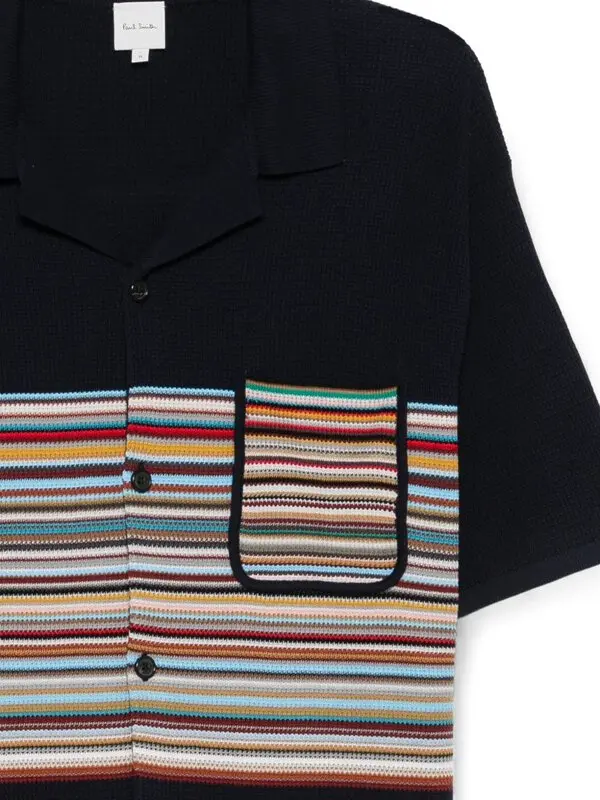 Paul Smith Signature Stripe Polo Shirt - Blue