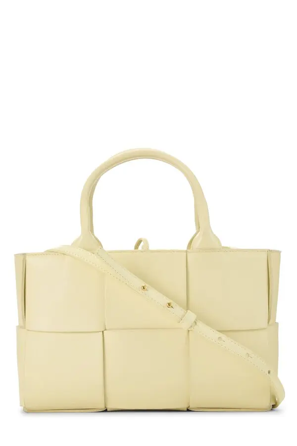 Bottega Veneta Maxi Intrecciato Arco Tote - Yellow