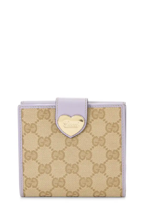 Gucci Original Gg Canvas French Compact Wallet