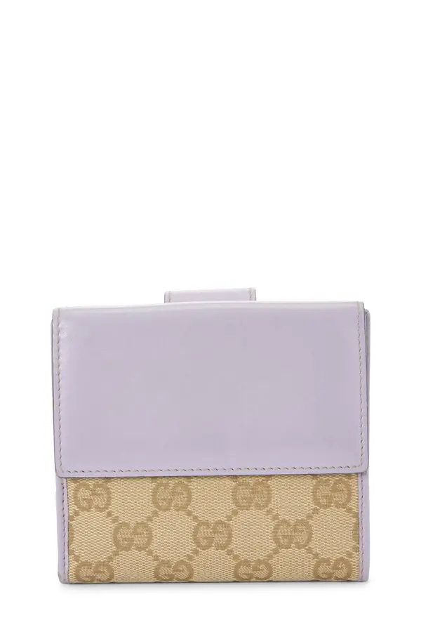 Gucci Original Gg Canvas French Compact Wallet