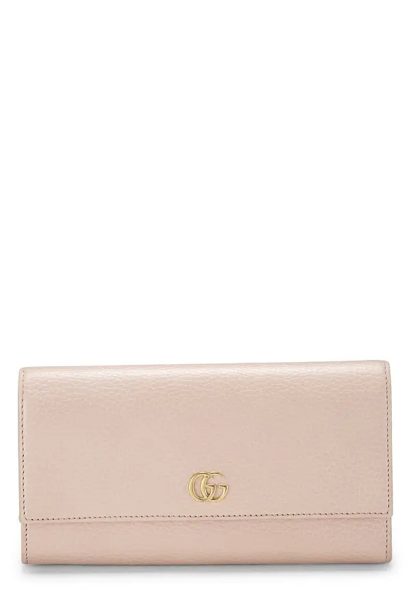 Gucci Gg Marmont Continetnal Wallet - Pink