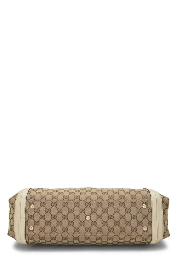 Gucci Cream Original Gg Bella Tote