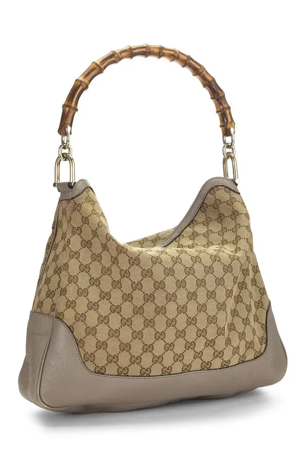 Gucci Original Gg Diana Bamboo Hobo