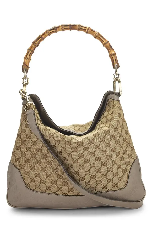 Gucci Original Gg Diana Bamboo Hobo