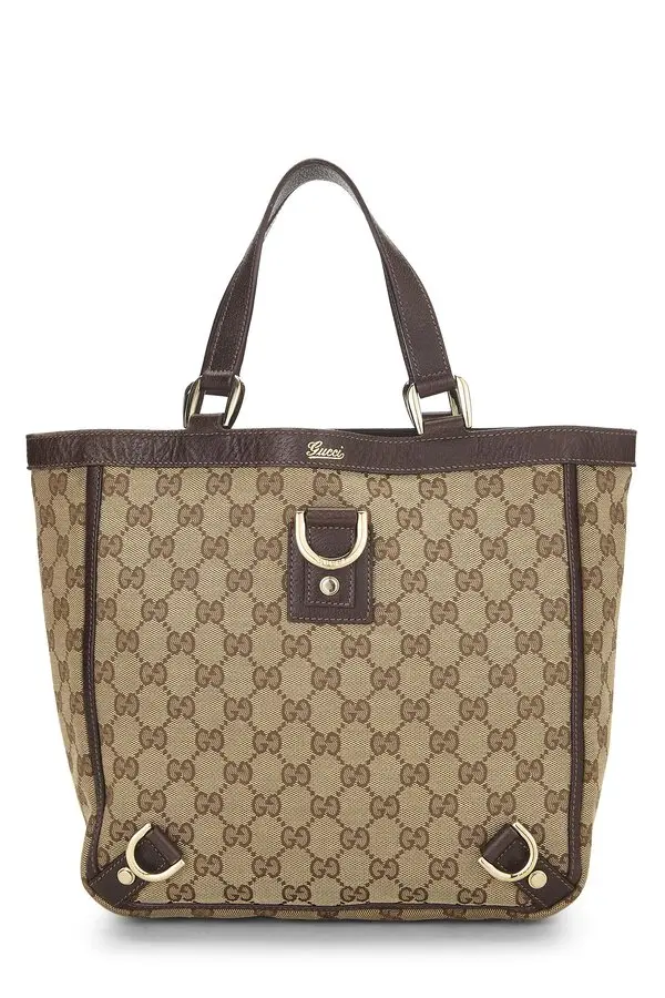 Gucci Original Gg Abbey Tote - Brown