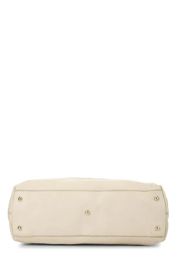 Gucci Cream Leather Soho Working Tote