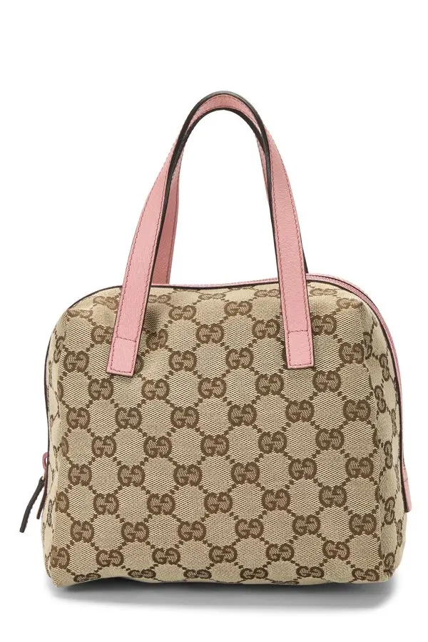 Gucci Original Gg Canvas Tofu Bag - Pink