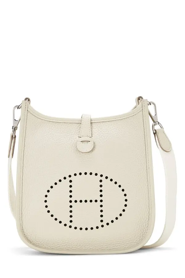 Hermès Clemence Evelyne I Bag - Cream