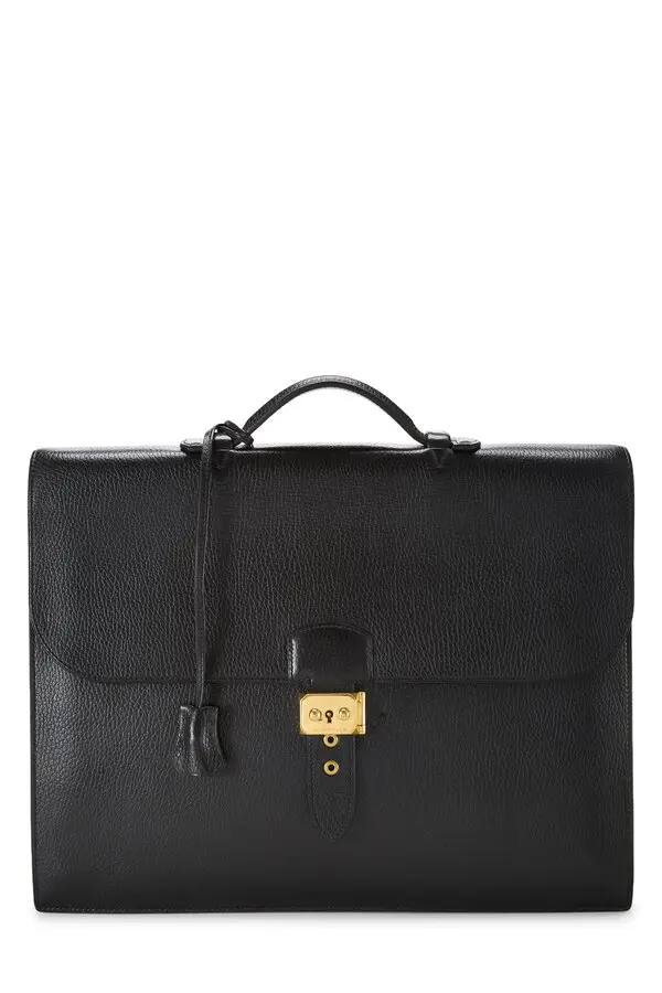 Hermès Ardennes Sac A Dépêches 38 - Black