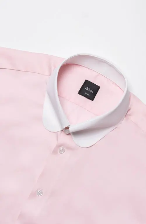BRISK Twill Pima Cotton Collared Shirt