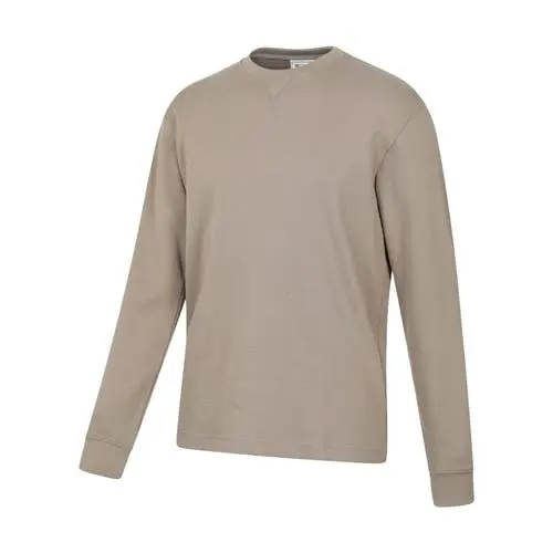 Mountain Warehouse Textured Waffle Crew Neck Long-sleeved Sweatshirt