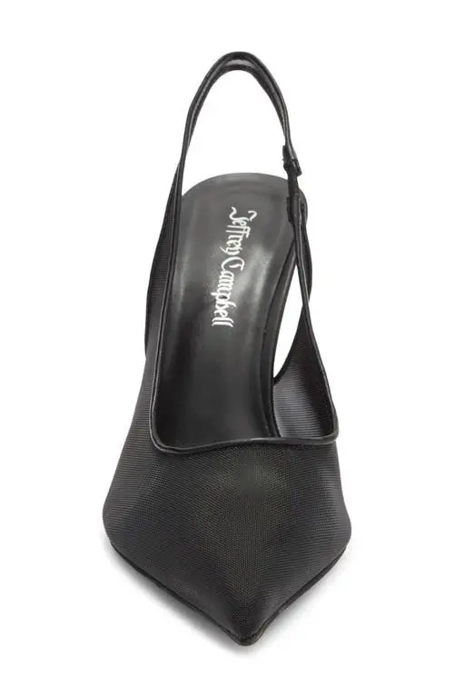Jeffrey Campbell Pucker Slingback Pointed Toe Pump