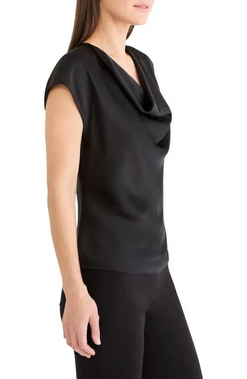 NIC+ZOE Day Gloss Drape Neck Top