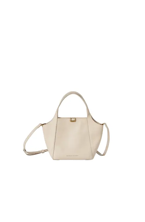 Brunello Cucinelli Sartorial Small Bucket Bag In Soft Grained Leather