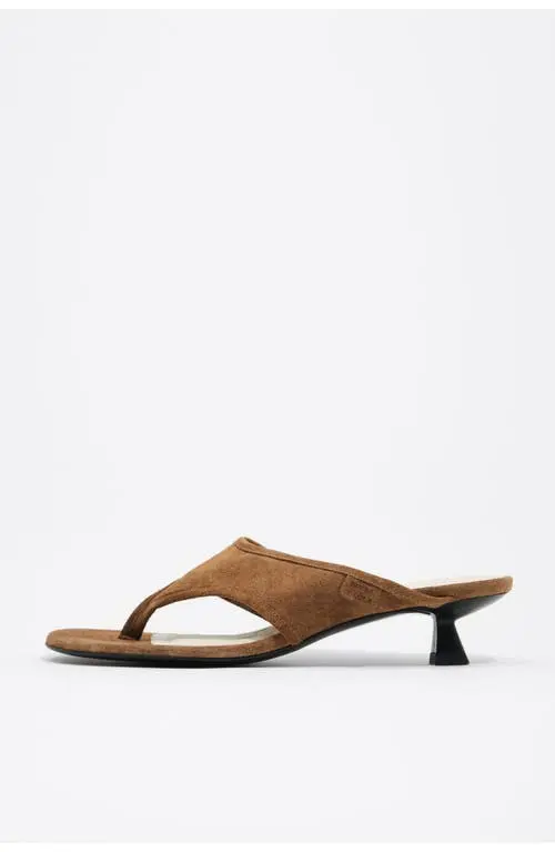 Bimba Y Lola Suede Sandal With Heels
