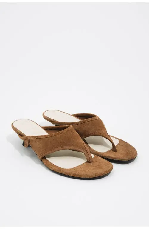 Bimba Y Lola Suede Sandal With Heels