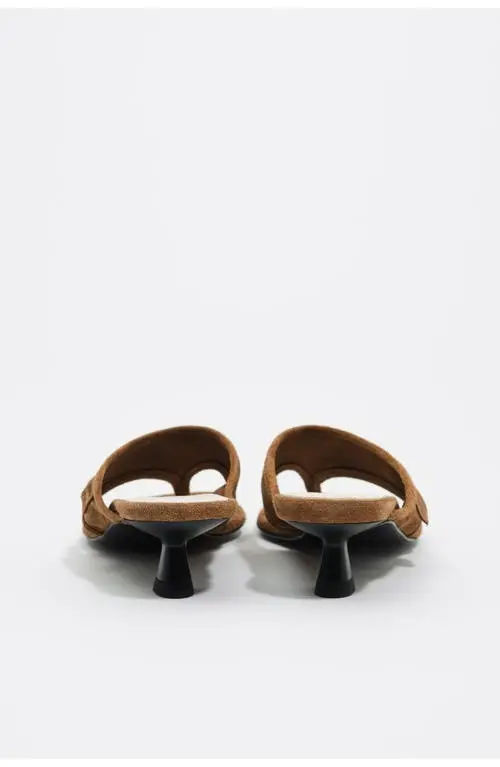 Bimba Y Lola Suede Sandal With Heels