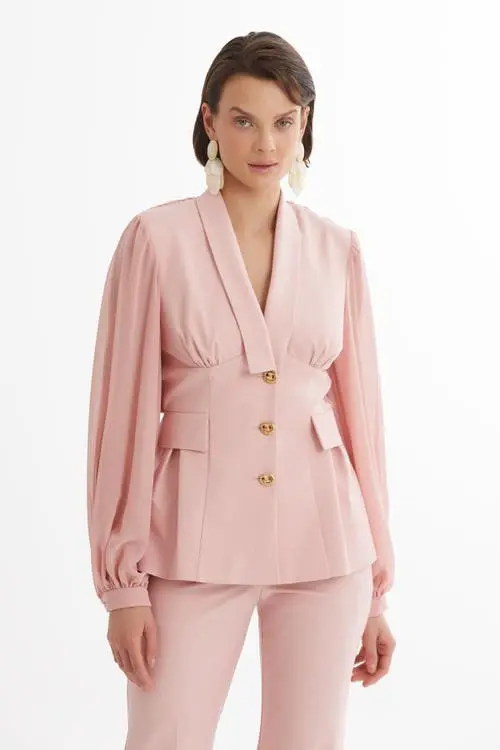 GIZIA V-neck Suit Set