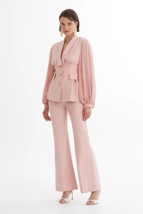 GIZIA V-neck Suit Set