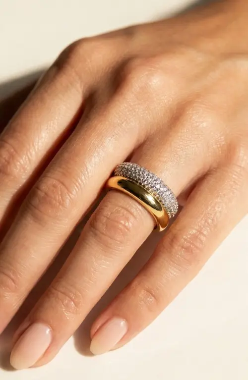 NATIVE GEM Double Donut Ring