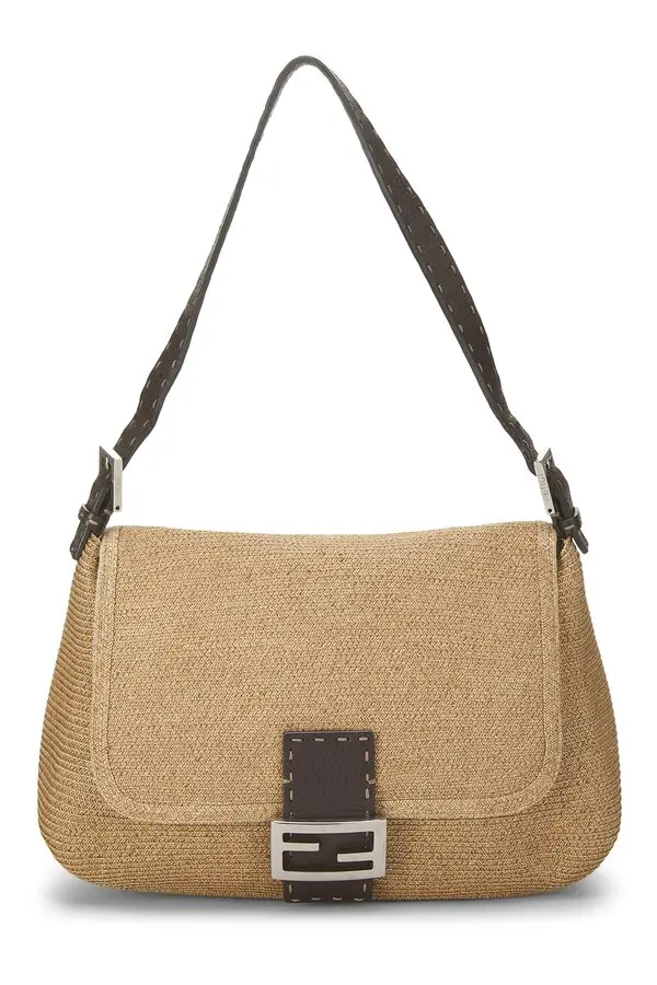 Fendi Raffia Mama - Brown