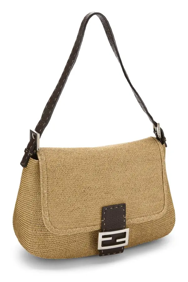 Fendi Raffia Shoulder Bag