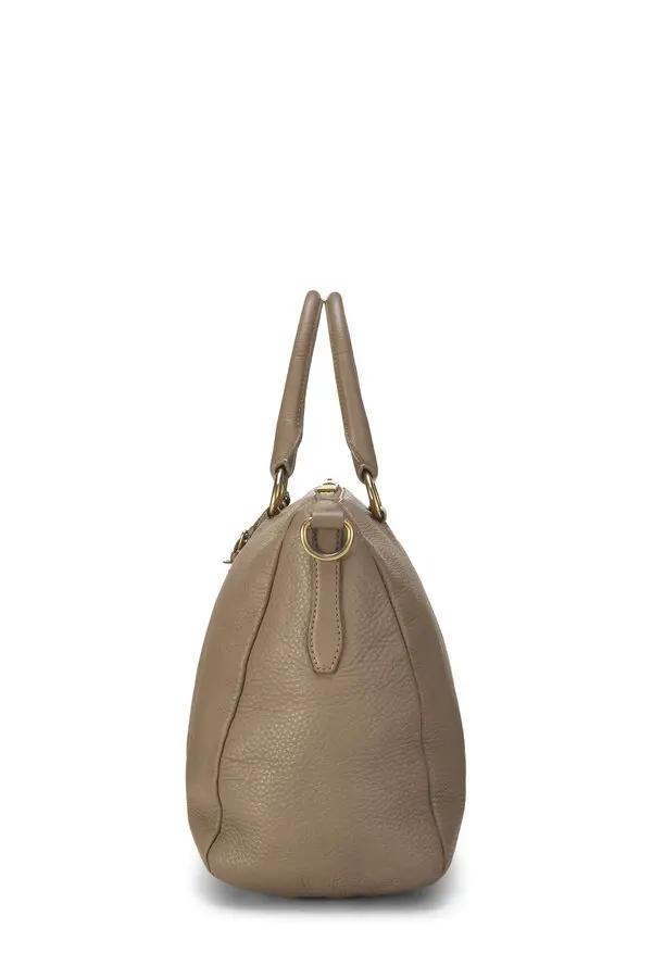 Prada Vitello Daino Boston Bag
