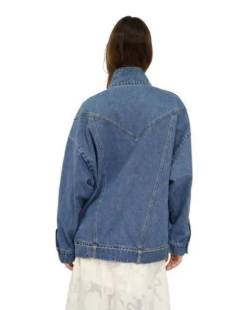 BELLE & BLOOM Downtown Denim Oversized Jacket
