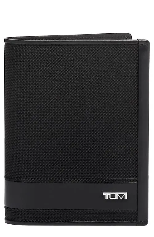 Tumi Bifold Passport Case - Black