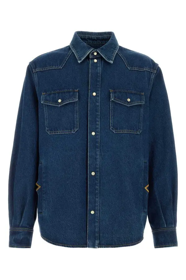 Valentino Garavani Denim Shirt - Blue