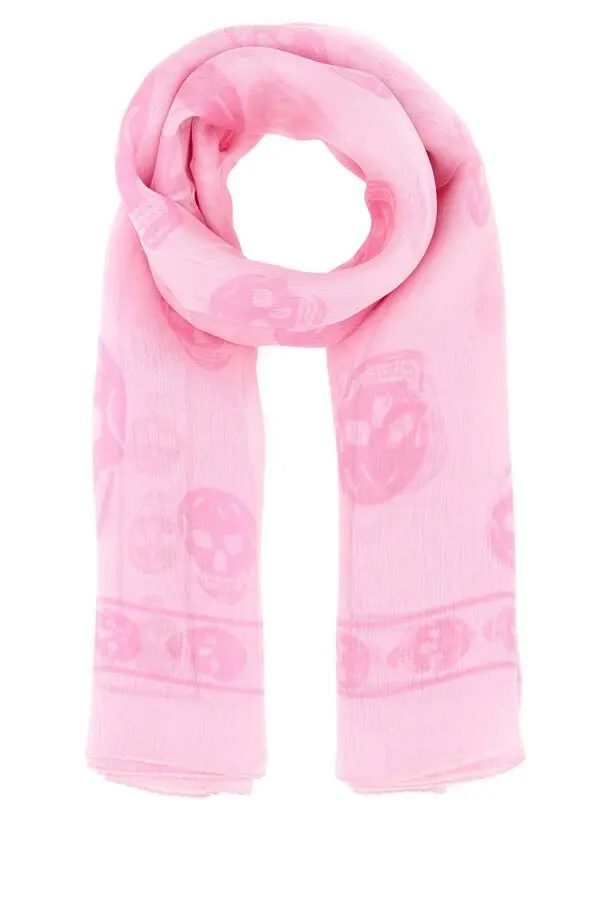 Alexander McQueen Printed Silk Foulard