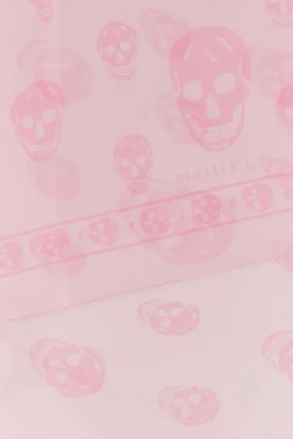 Alexander McQueen Printed Silk Foulard