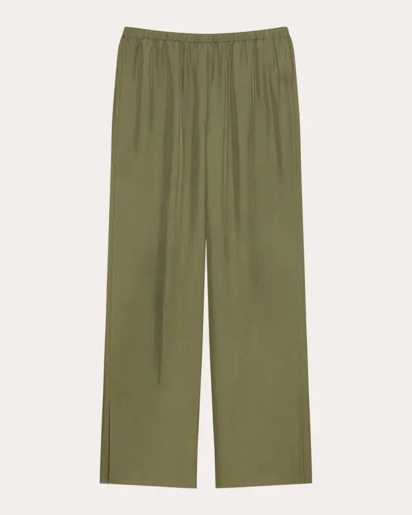 Theory Washed Twill Vented Pull-on Pants